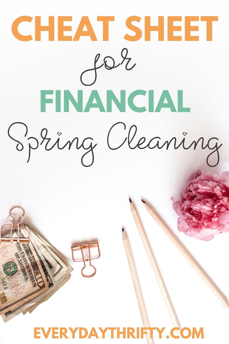 14 Ways to Kickstart Financial Spring Cleaning - Everyday Thrifty