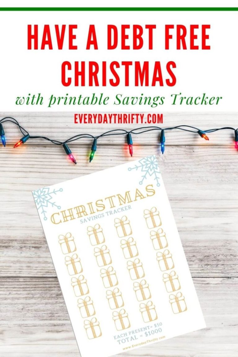 Start Now and Have a Debt Free Christmas - Everyday Thrifty